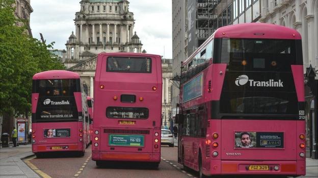 Translink bus stop and timetable changes announced for July - BBC News