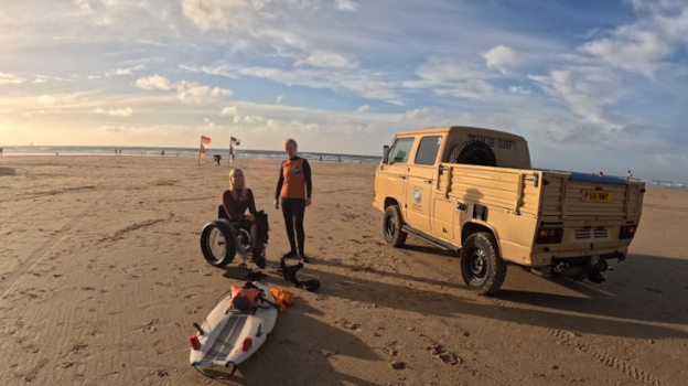 Accessible beach guide launched in Cornwall - BBC News