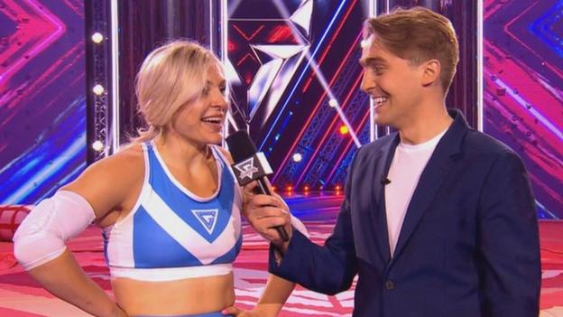 Gladiators: Diamond says being powerful role model is 'wonderful' - BBC ...