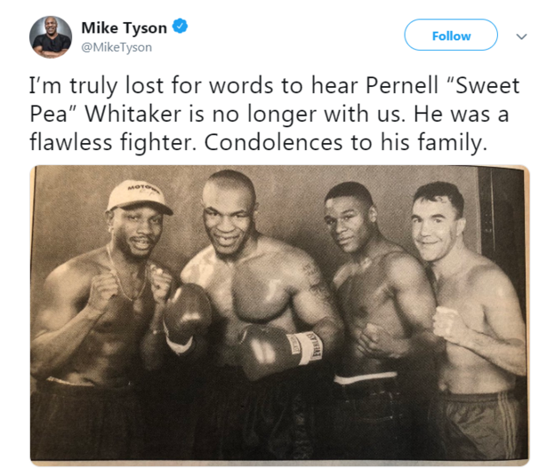 Pernell Whitaker: Former world champion boxer nicknamed 'Sweet Pea ...