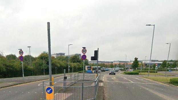 Traffic lights damage near Peterborough hospital causes disruption ...