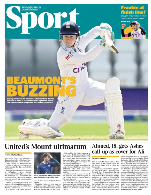 Saturday's back pages - BBC Sport