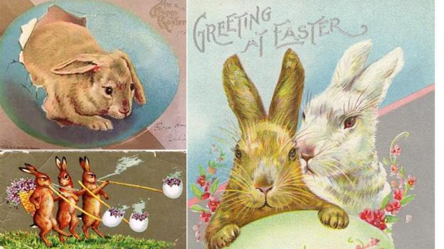 The odd world of Victorian Easter cards - BBC News