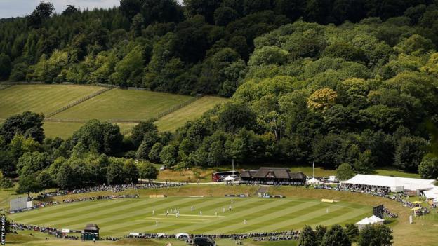 The world's best cricket grounds? Castles, cows and carpets - BBC Sport