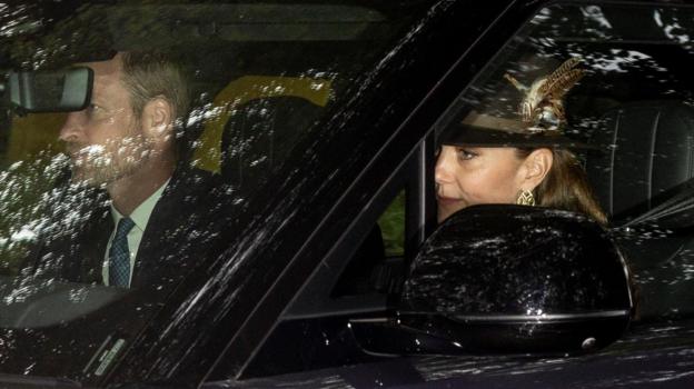 Kate seen in public for first time since cancer treatment ended - BBC News