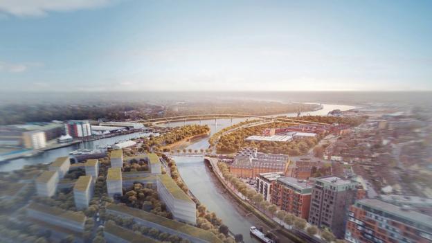 Upper Orwell Crossings: Ipswich project moves forward - BBC News