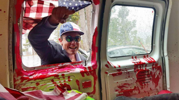 How a 'creepy' white van became internet famous - BBC News