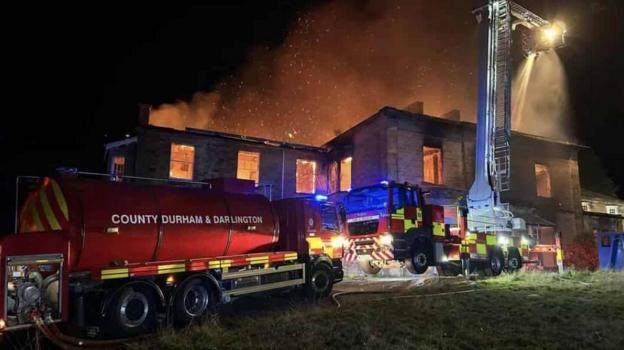Shotley Park: Fire at former stately home ruined 'happy memories' - BBC ...
