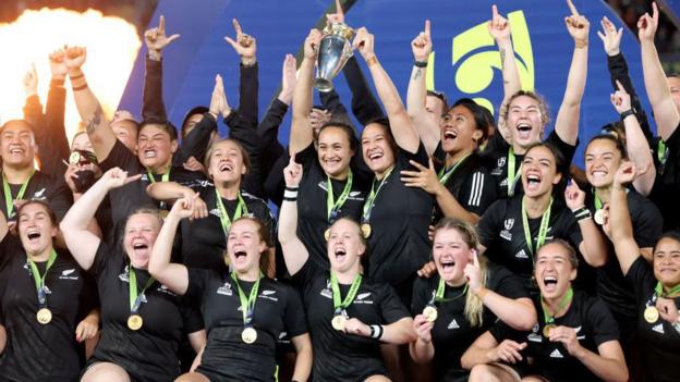 Women's Rugby World Cup: New trophy unveiled for 2025 tournament - BBC ...