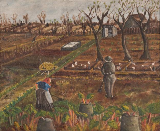 Unseen Pitmen Painters' art goes on display in Ashington - BBC News