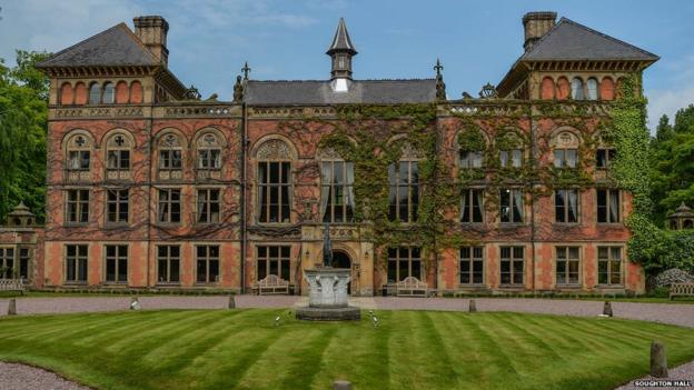 History of Downton Abbey-style Soughton Hall revealed - BBC News