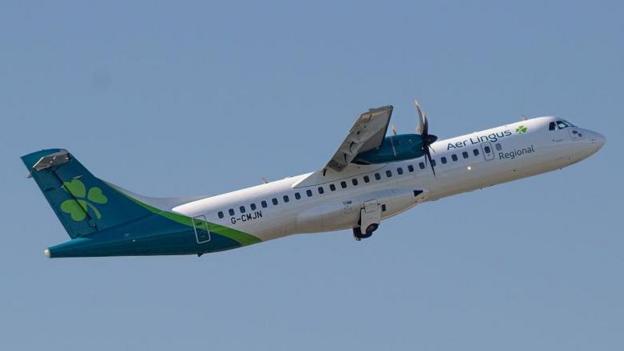 Plane makes emergency landing during Leeds to Belfast flight - BBC News
