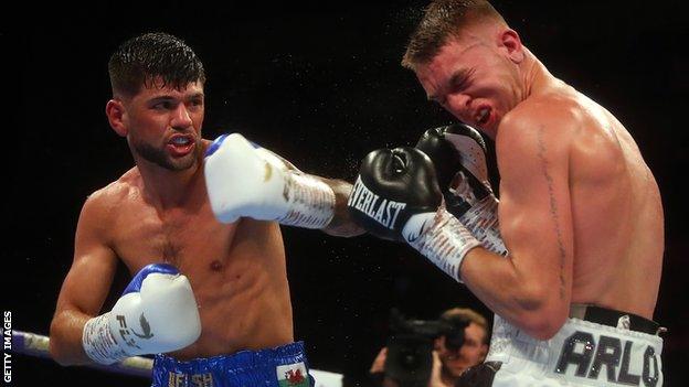 Joe Cordina: Welsh boxer looking to make up for lost time - BBC Sport