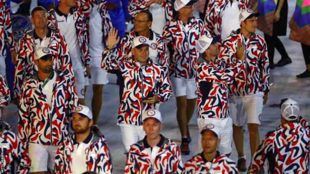 Rio Olympics 2016: Athlete outfits from the opening ceremony - BBC Sport
