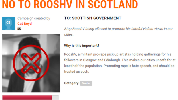 Protests against Roosh V - who is he? - BBC News