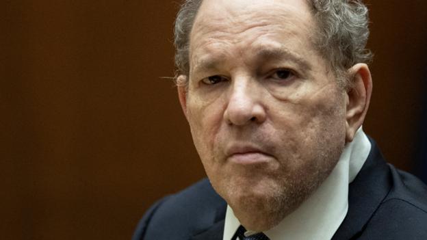 Weinstein begs for mercy as he is sentenced for another rape - BBC News