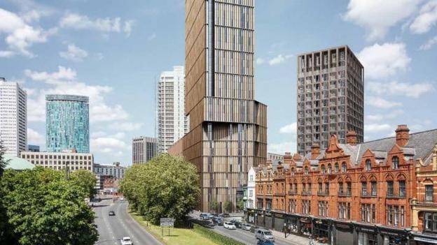 Birmingham skyscraper recommended for approval again - BBC News