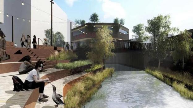 New ponds set for Lake View Park in Coventry river revival scheme - BBC ...