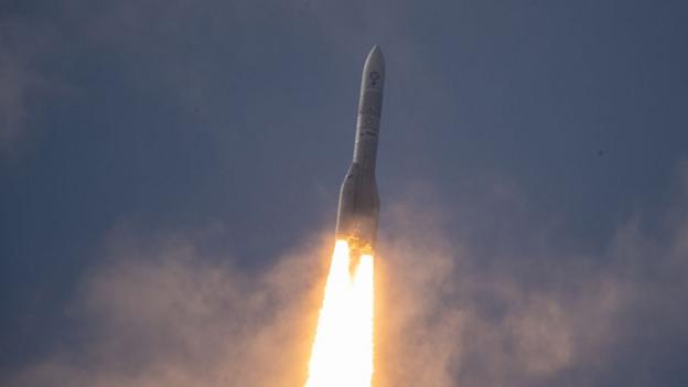 Ariane-6 first launch: Europe's rocket blasts off for first time - BBC News