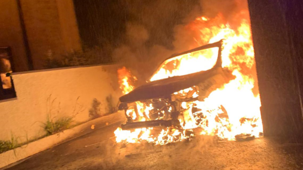 Newry: Arson attack could have killed me - Aontú member - BBC News