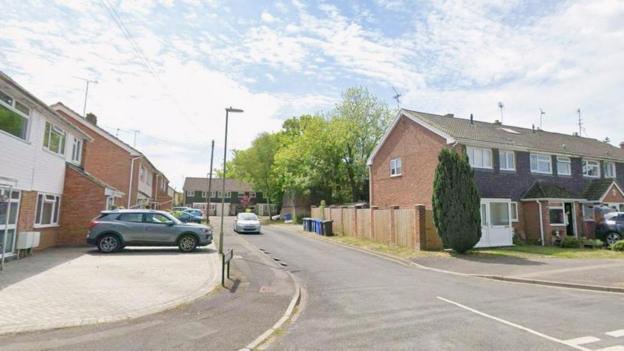 Man charged with murder after woman found dead in Yateley - BBC News