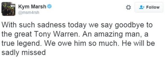Tributes to Coronation Street creator Tony Warren - BBC News
