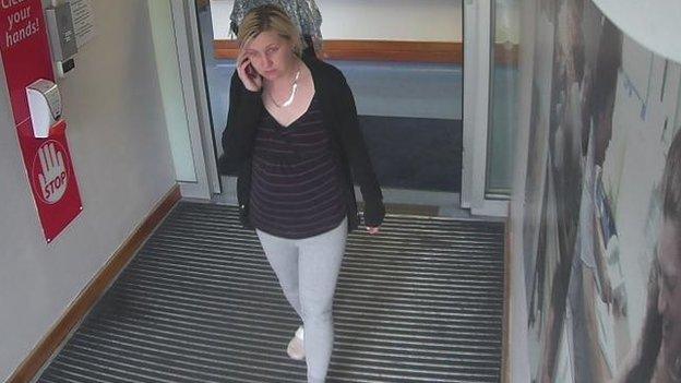 Missing mum Anna Chudy found after leaving baby at hospital - BBC News