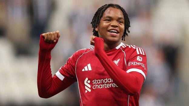 Rio Ngumoha: Liverpool teenage forward signs first professional deal ...
