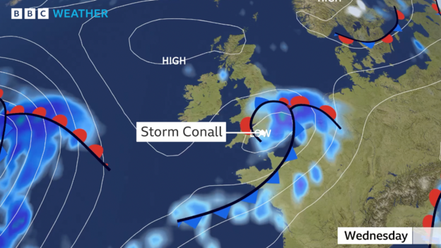 Storm Conall: Some flood warnings remain in parts of England - BBC News