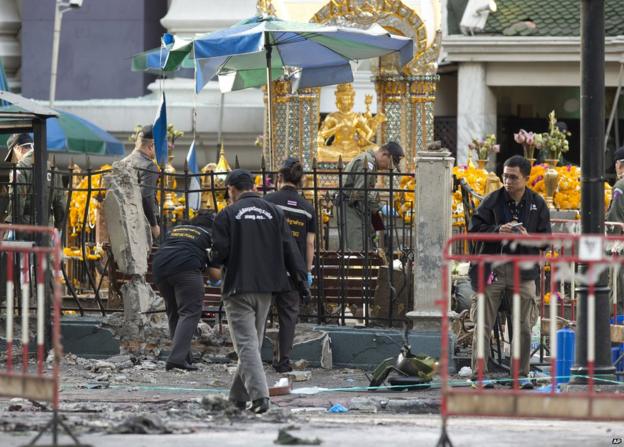 Bangkok explosion in pictures - BBC News
