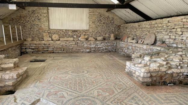 Oxfordshire Roman villa open days follow refurbishments - BBC News