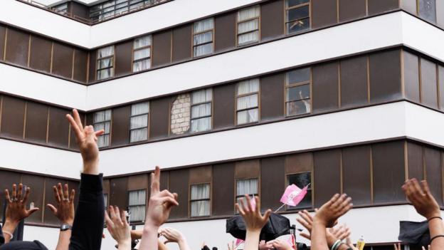 'People are angry': Behind the wave of asylum hotel protests - BBC News