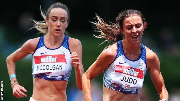Jess Judd and Sam Atkin lead contenders at Night of the 10,000m PBs in London - BBC Sport