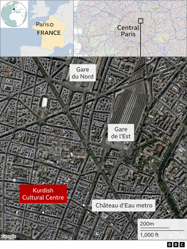 Paris shooting: Three dead and several injured in attack - BBC News