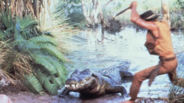 Crocodile Dundee croc Burt dies in Australia - BBC News