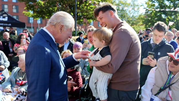 King Charles visits Barrow-in-Furness to bestow royal title - BBC News