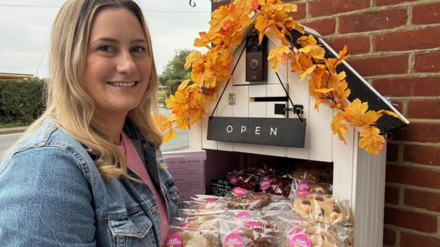 How a Shropshire honesty box became an award-winning bakery - BBC News
