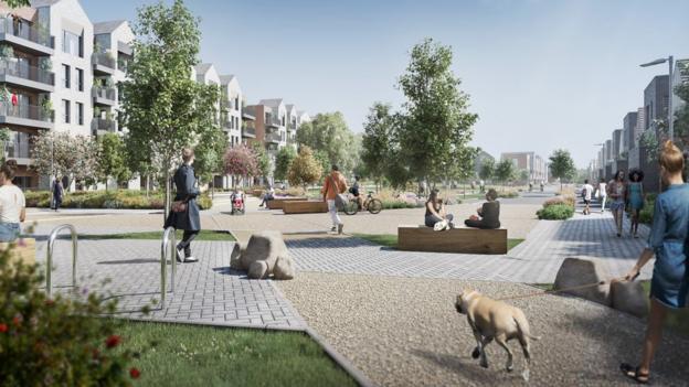 Oxford North: Three laboratory buildings given the go-ahead - BBC News