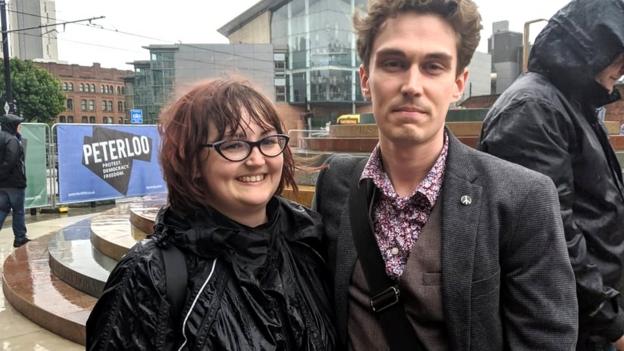 Peterloo anniversary: Hundreds gather in Manchester - BBC News