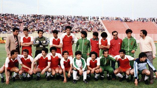 Former players rally behind Algeria coach Madjer - BBC Sport