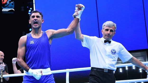 European Championships: Harris Akbar wins gold as GB Boxing take eight ...