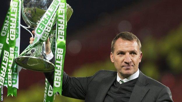 Celtic: Quadruple treble 'will never be done again' - Brendan Rodgers ...