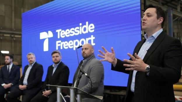 First - and biggest - freeport opens on Teesside - BBC News