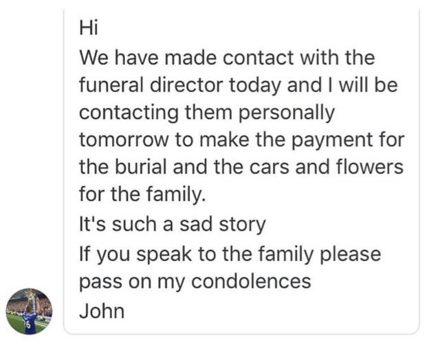 John Terry pays for young Chelsea fan's funeral - BBC News