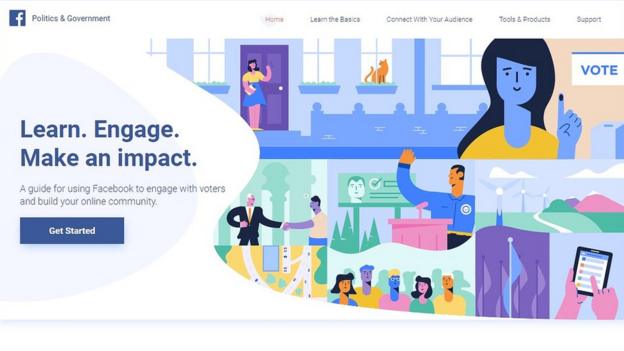 Facebook stops sending staff to help political campaigns - BBC News