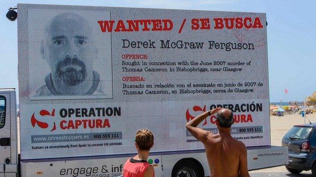 Scot among 12 most wanted fugitives with links to Spain - BBC News