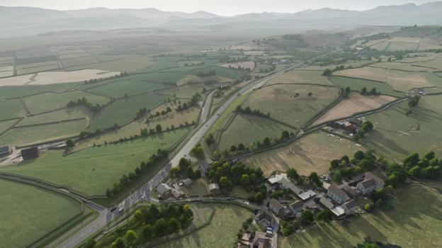 A595 Grizebeck construction work set to begin - BBC News