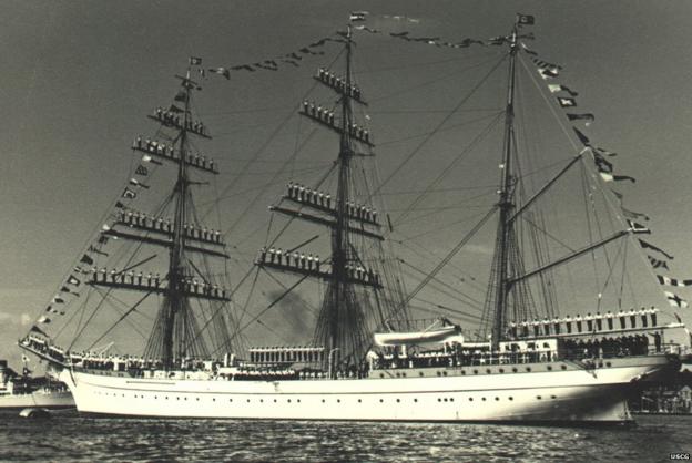 Why is the US still using a Nazi tall ship? - BBC News
