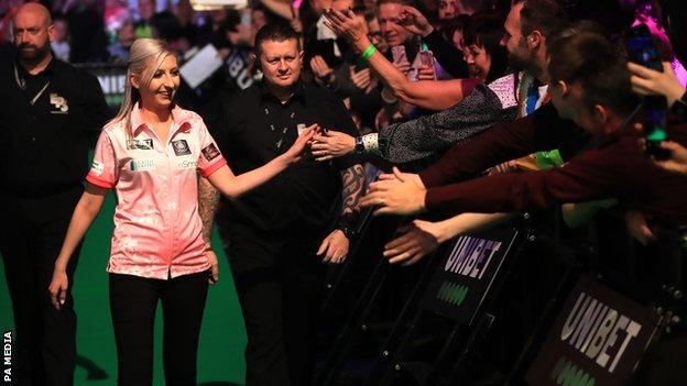 Premier League Darts: Fallon Sherrock says her gender is no longer a ...