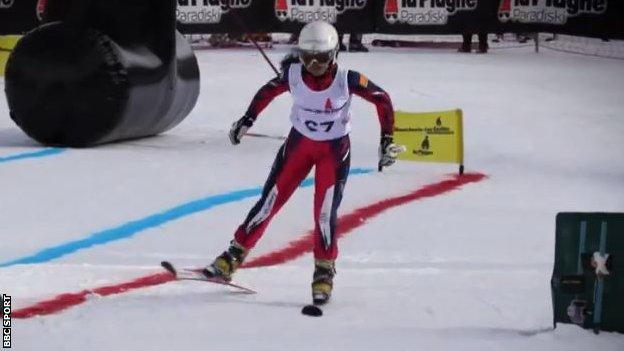 Jasmin Taylor lands telemark World Cup sprint bronze in Germany - BBC Sport